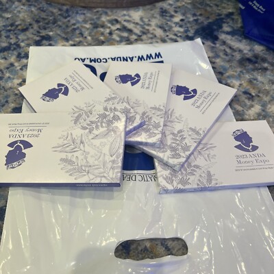 5 X In Hand 2023 ANDA Money Expo $1 Uncirculated 4 Coin Privy Mark Set ...