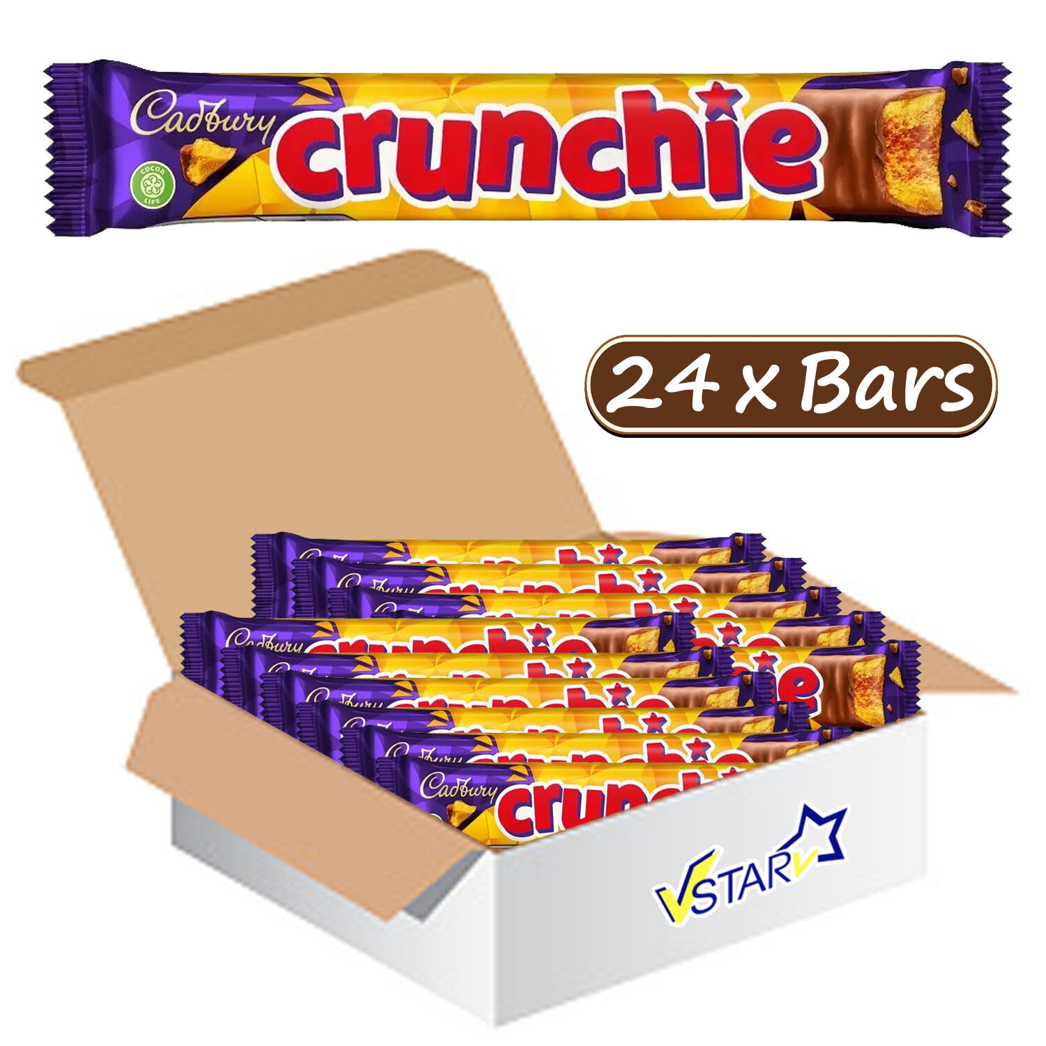 HALF BOX of Chocolate Bars - Aero Cadbury Kit Kat Mars Snickers Reese’s ...