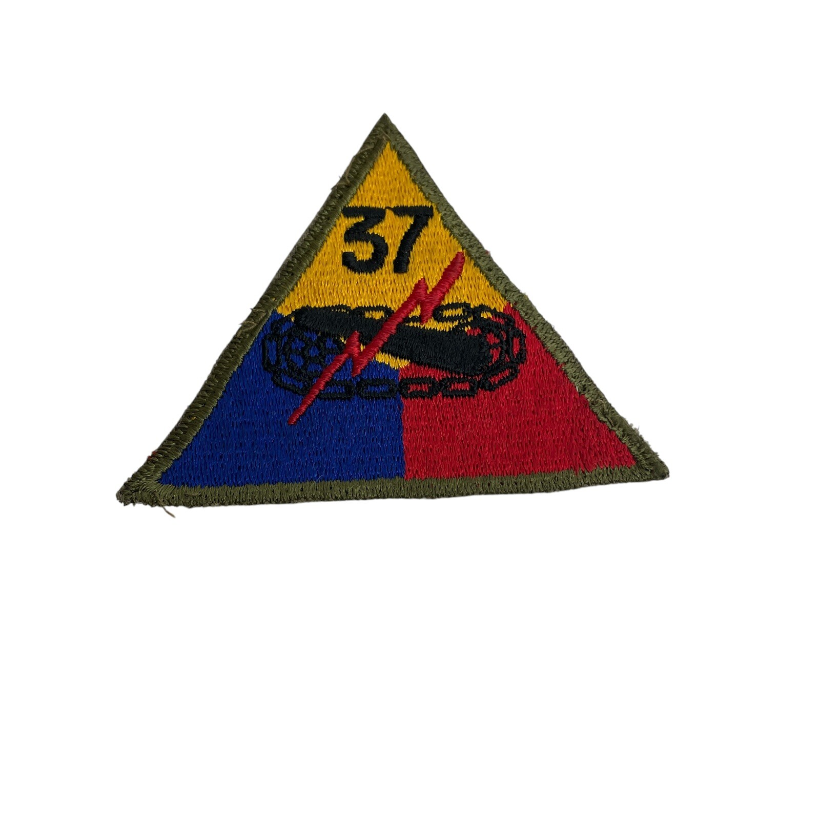 US Army 3" Patch 37th Armored Tank Battalion, WW2 | eBay