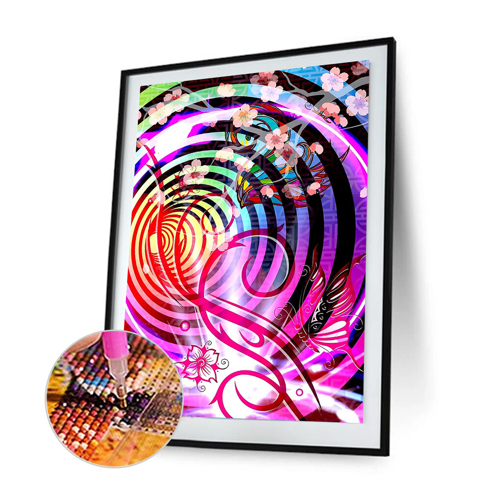 Abstract Swirl Kit Rhinestone DIY 5D Square Diamond Diamond Painting | eBay
