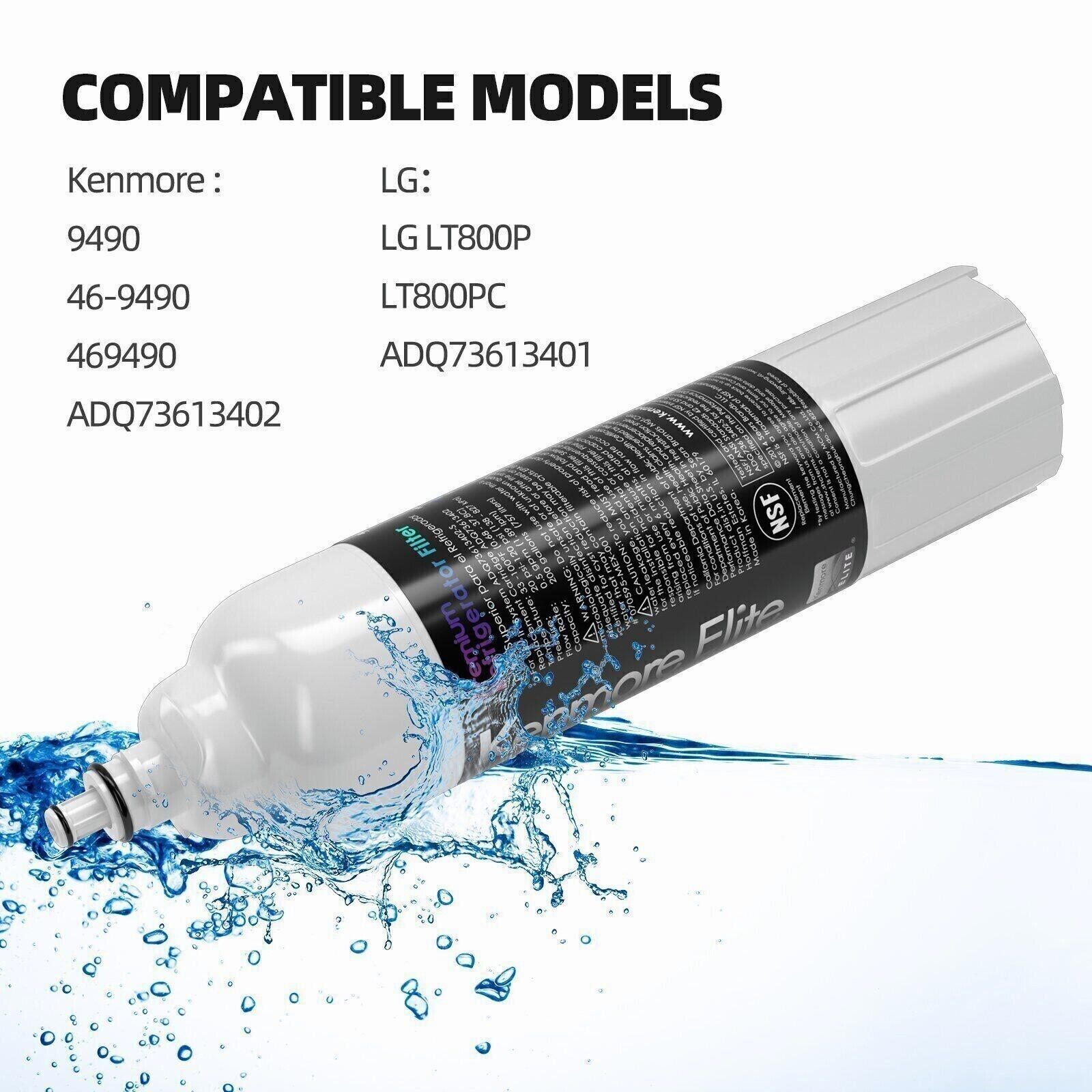 Kenmore Elite 46-9490 Refrigerator Water Filter for sale online | eBay