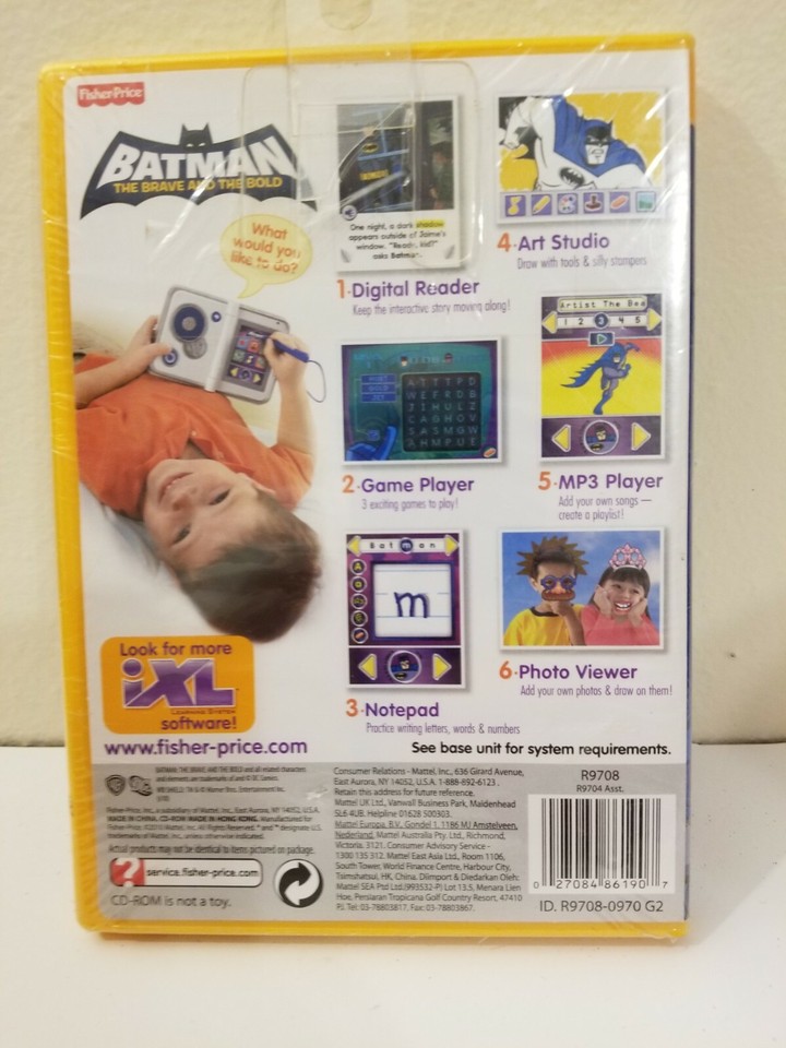 Fisher Price iXL Learning System Batman The Brave and The Bold | eBay