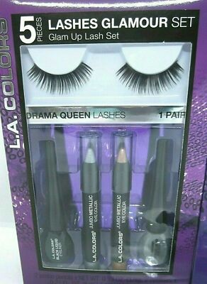 L A Colors 5 pc Lashes Glamour Set New Eye Lashes Free Ship Makeup ...
