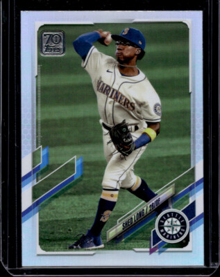 Shed Long 2021 Topps Baseball - Rainbow Foil #345 - Seattle Mariners | eBay