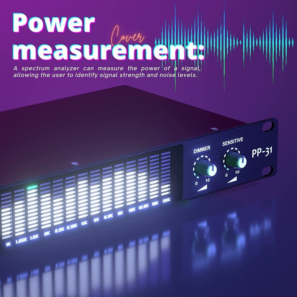 BDS PP-31 Digital Audio Spectrum Analyzer Display Music Spectrum VU Meter White | eBay