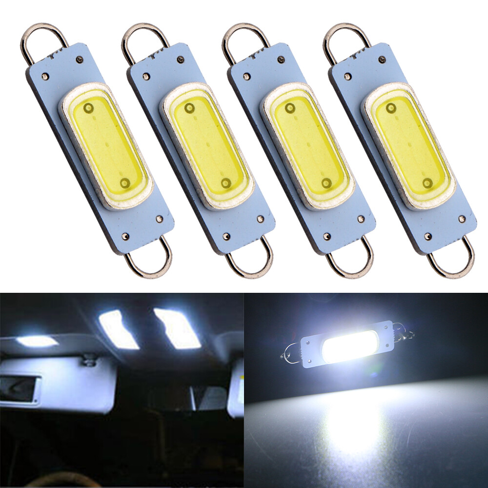 4Pcs 561 562 212-2 LED 44mm COB Rigid Loop Festoon LED Light Car ...