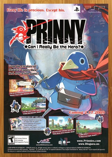 2009 Prinny Nintendo Switch PSP Print Ad/Poster Video Game Promo Art | eBay