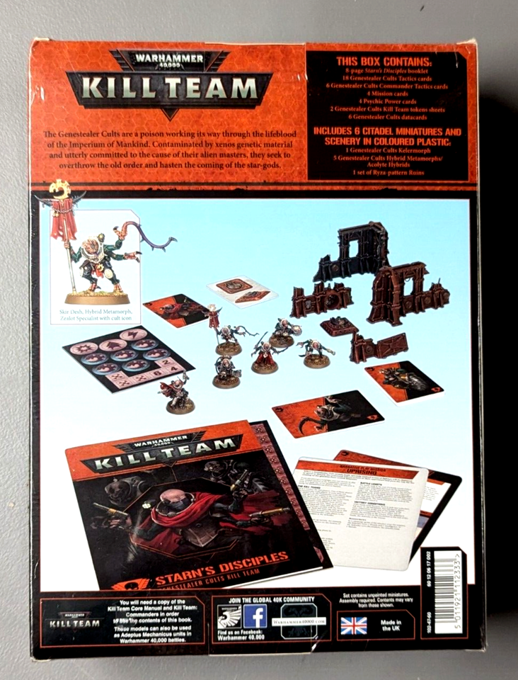 Warhammer 40k: Kill Team - STARN'S DISCIPLES Genestealer Cults Sealed ...