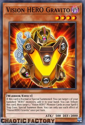 YUGIOH TCG BLC1-EN084 Vision HERO Gravito Common 1st Edition NM | eBay