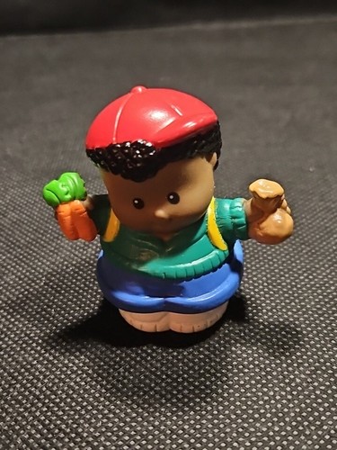 Fisher Price Mattel 2005 Little People African American Boy Figure W ...