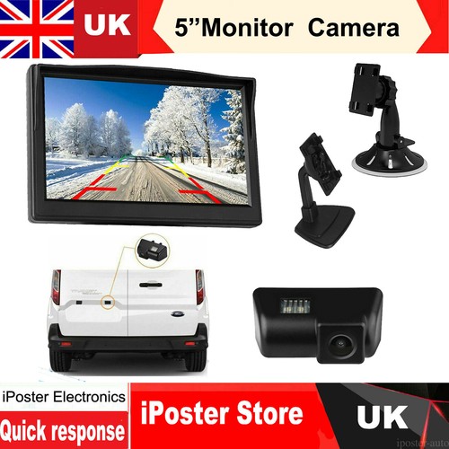 For Ford Transit & Connect 5" Monitor Dual Mounts Rear View Reversing ...