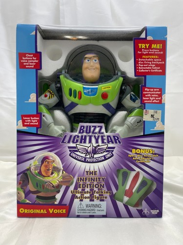Toy Story Buzz Lightyear Ultimate Talking Action Figure - "The Infinity ...