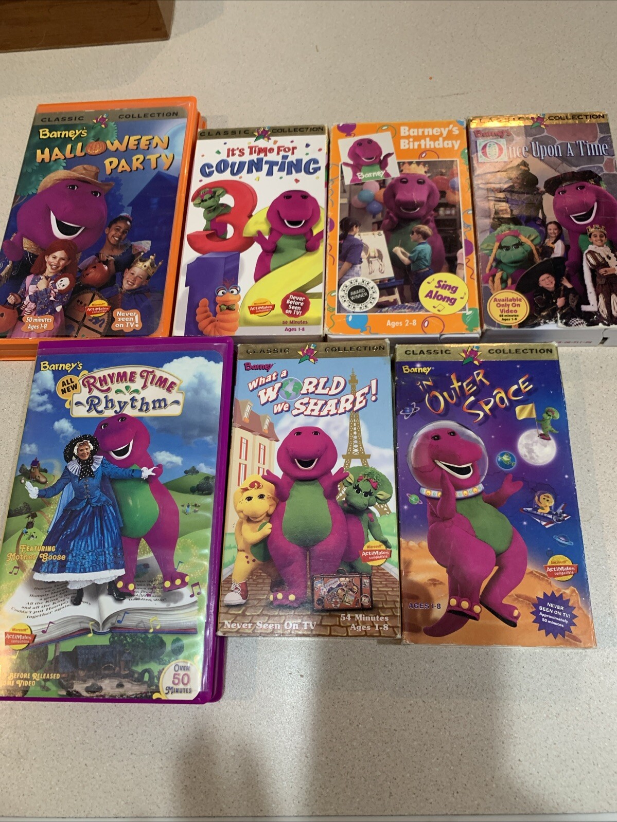 Barney VHS TAPES, Lot Of 7 | eBay