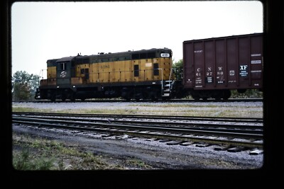 Railroad Slide - Chicago & North Western #4181 Locomotive 1991 CNW ...