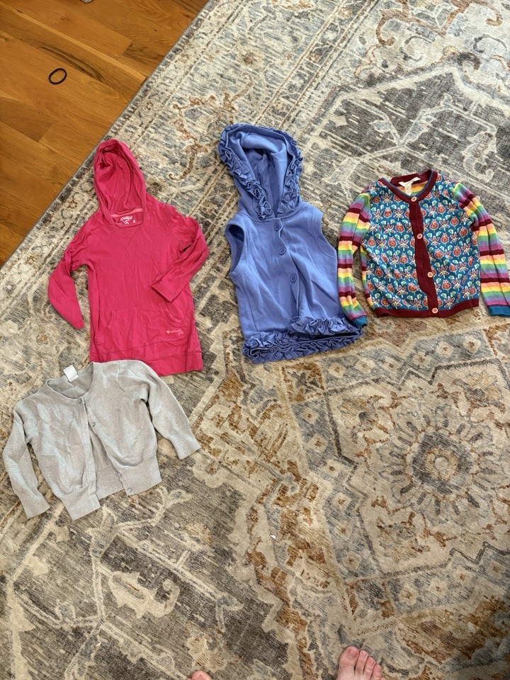 Lot of 16 Girls Sweaters/Hoodies, Mixed Brands, sizes from 2T-5 | eBay