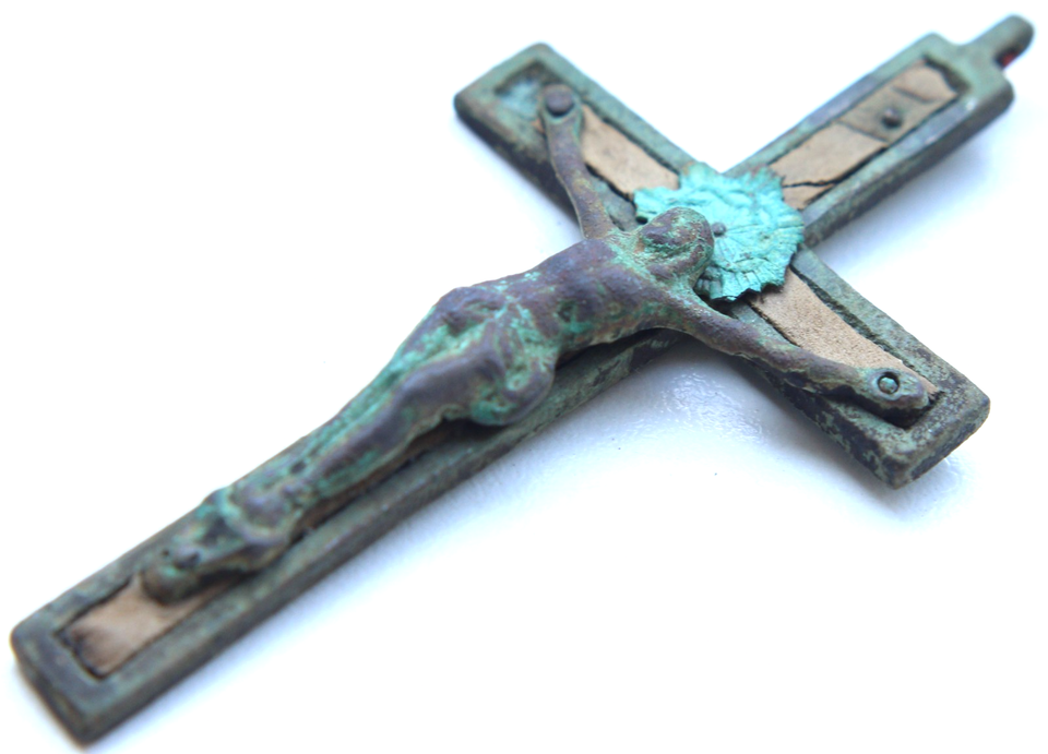 Ancient Old Catholic Bronze Priest Crucifix Cross (Y25-07) | eBay
