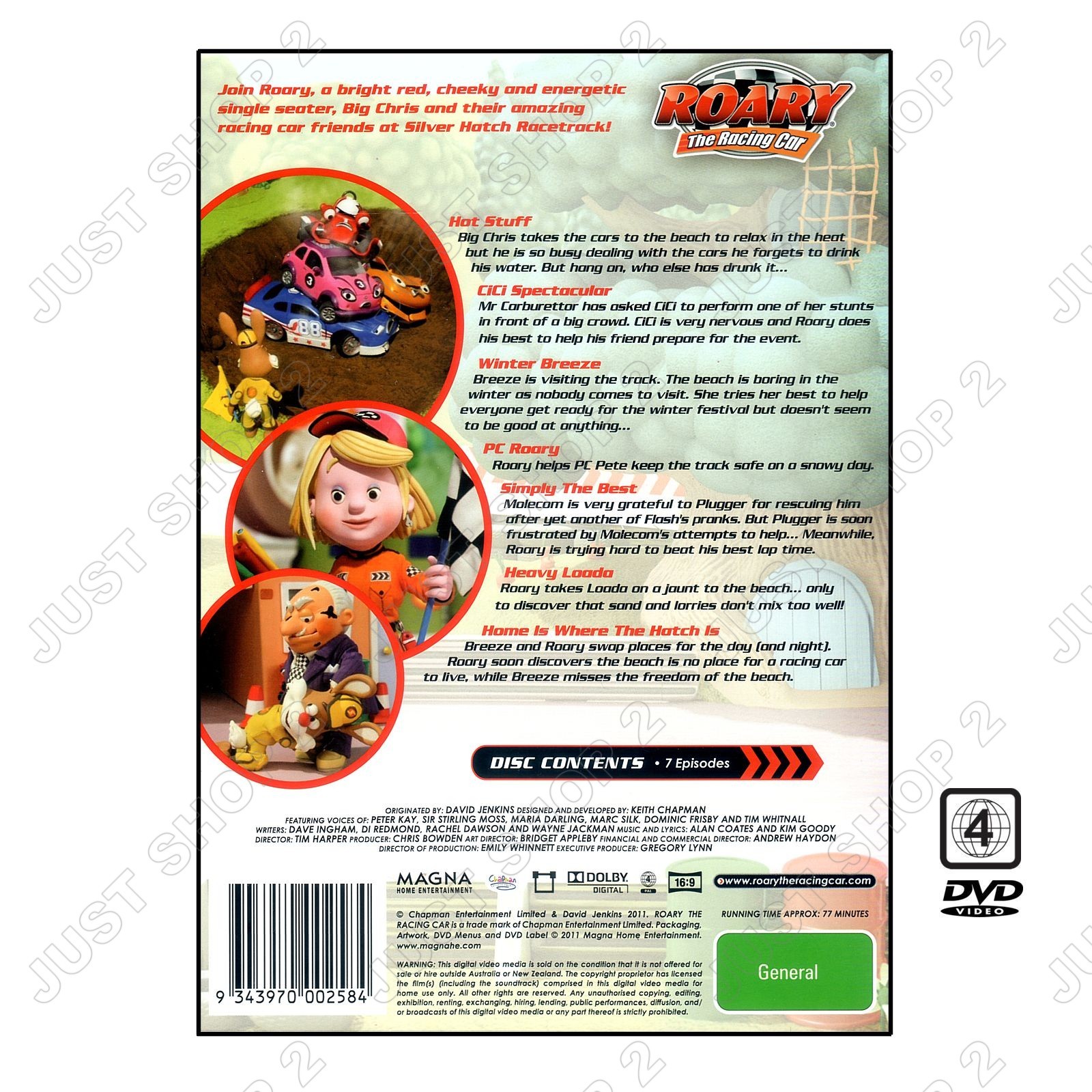 Roary The Racing Car DVD : Ready Set Go : Educational / Children's ...