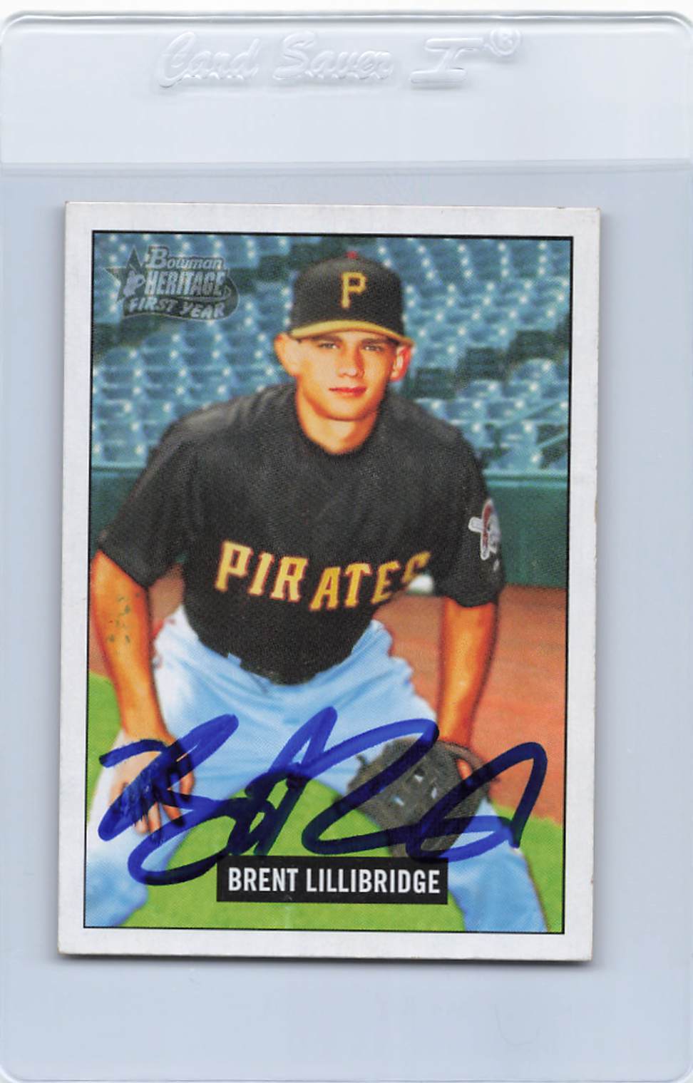 2005 Bowman Heritage #291 Brent Lillibridge Pirates Signed Auto *J2529 ...