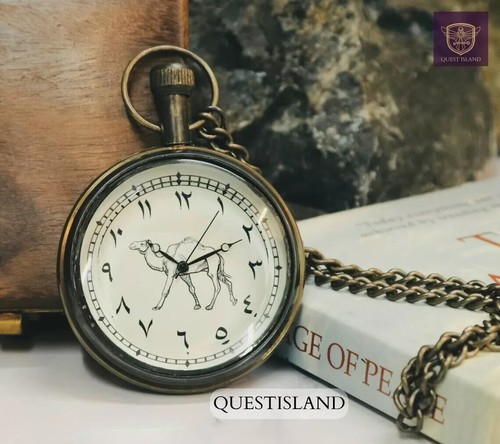 Pocket Camel Watch Brass, Wedding Gift, Best Men's Gift, Groom ...
