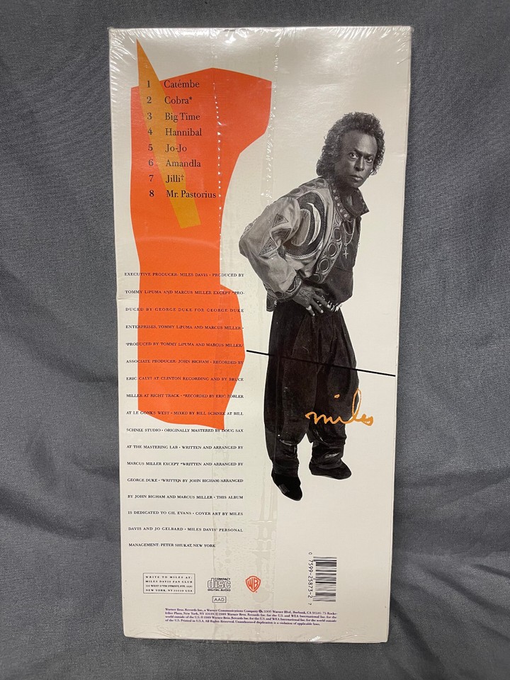 Miles Davis Amandla CD Longbox SEALED 1989 Warner Brothers Records Jazz ...