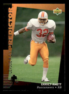 1994 Upper Deck #H18 Errict Rhett Predictors Exchange: Award Winners ...