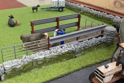 X5 1/32 Scale Roadside Crash Barriers For Diorama Display Accessories ...