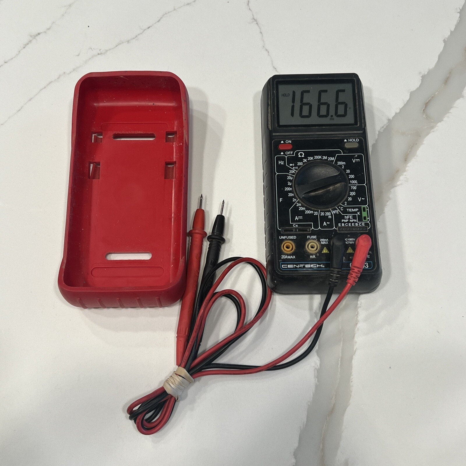 11 Function LCD Digital Multimeter With Audible Continuity AC DC Cen ...