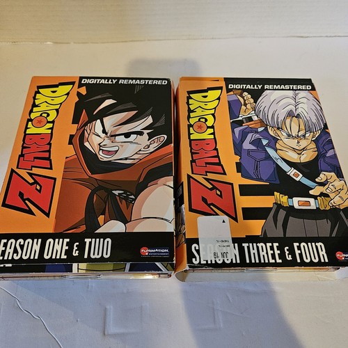 Dragon Ball Z Season 1-4 DVD Bundle 1 2 3 4 Digitally Remastered ...