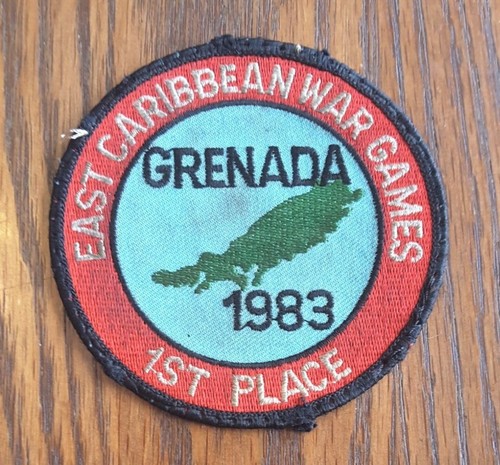 1983 East Caribbean War Games GRENADA -1st Place Military Embroidered Patch 3.5" | eBay