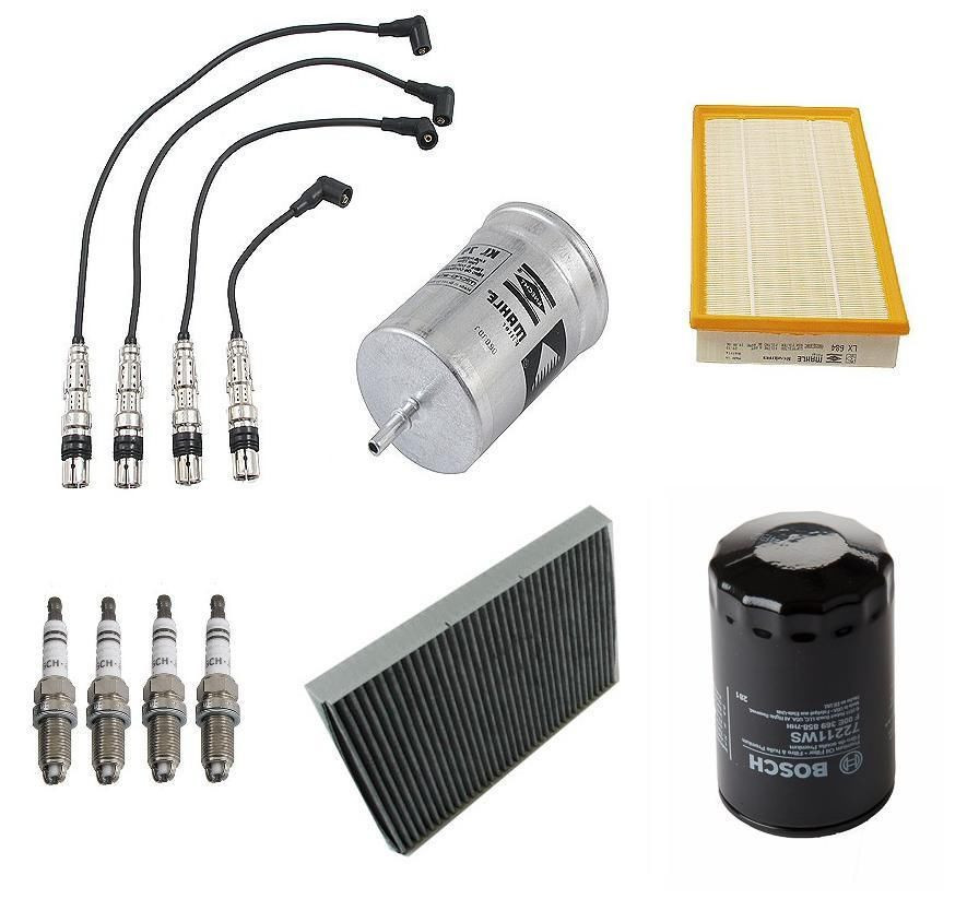 VW Jetta GLS 1999-2001 L4 2.0L Tune Up Kit with Filters Spark Plugs ...