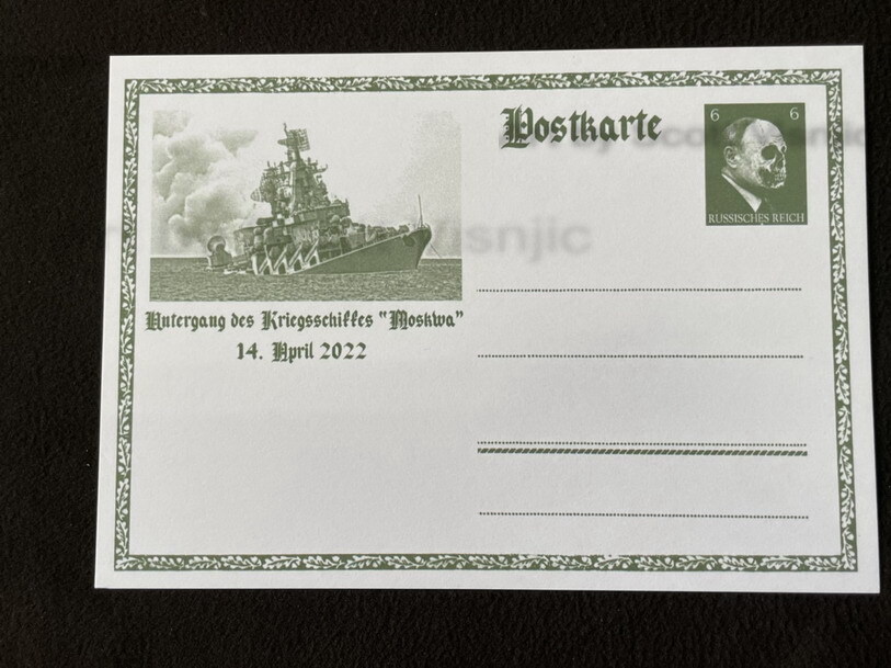 2022 Russo-Ukrainian War Anti-Putin "the Sinking of Moskva" Propaganda ...