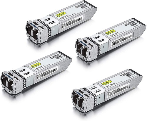 4 Packs 10GBase-LR 10G SFP+ Transceiver 1310nm SMF LC 10 km For Cisco ...