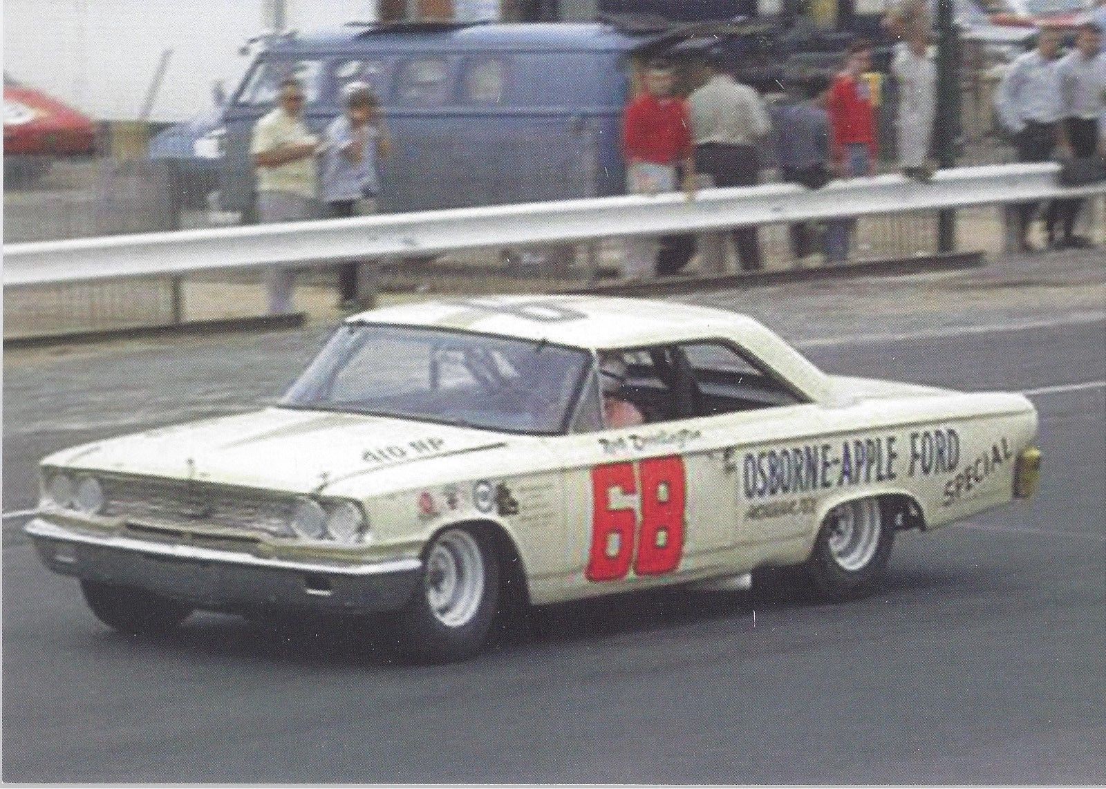 1965 BOB DERRINGTON "OSBORNE-APPLE FORD" #68 RETRO NASCAR WINSTON CUP ...