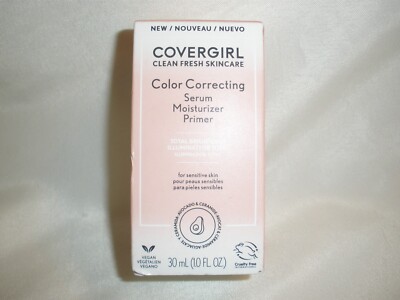 New Covergirl Color Correcting Serum Moisturizer Primer For Light Skin ...
