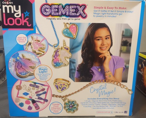 My Look Gemex Sparkling Crystal Jewelry Craft Kit Cra-Z-Art Ships Free ...