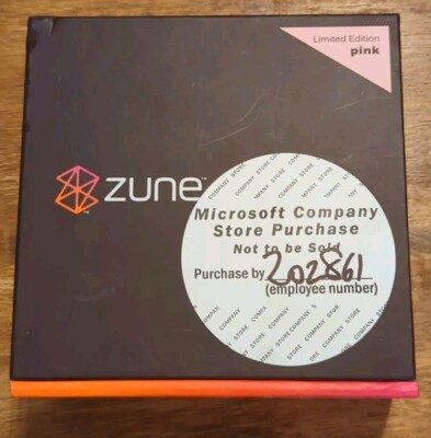 Microsoft Zune 30 Pink 30 GB Digital Media Player BRAND NEW SEALED RARE ...