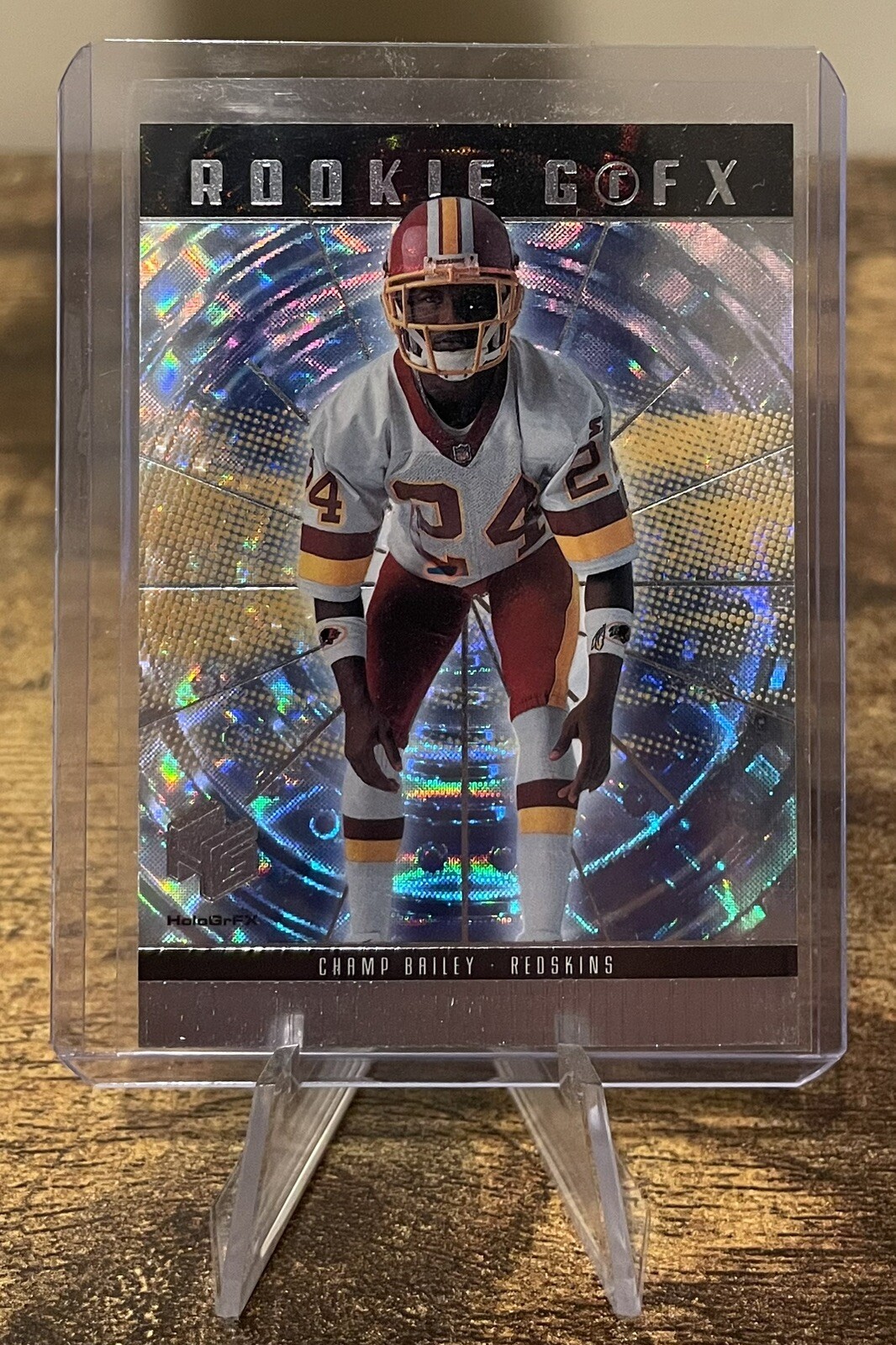 1999 Upper Deck GrFx Champ Bailey Rookie Card Washington Redskins HOF ...
