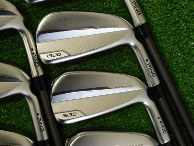 PING i530 Irons 4-W SteelFiber Private Reserve i80 Stiff Pured Graphite ...