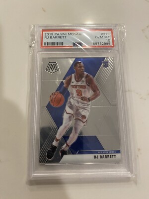 2019 Panini Mosaic #229 RJ Barrett Rookie Card PSA 10 GEM MT | eBay
