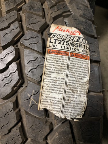 1 New LT 275 65 18 LRC 6 Ply Mastercraft Courser AXT Tire | eBay