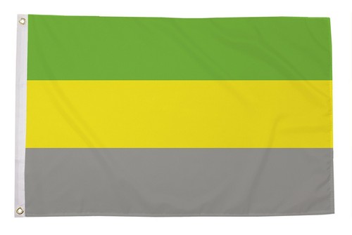 LITHROMANTIC 5x3 feet FLAG 150cm x 90cm akoiromantic apromantic LGBT ...