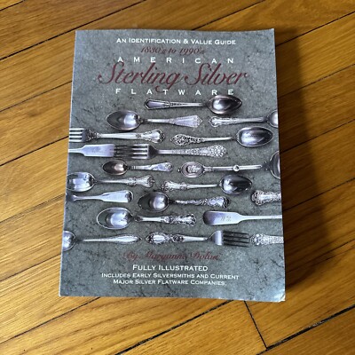 ANTIQUE Vintage AMERICAN STERLING SILVER FLATWARE Reference Book ...