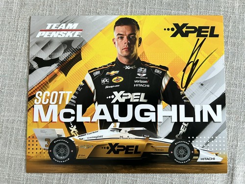 2024 Scott McLaughlin Signed Hero Card Team Penske Indycar | eBay
