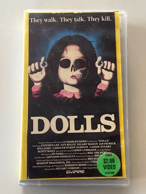 Dolls (VHS, 1986) Vestron Video - Stuart Gordon - Horror - Cult Classic ...
