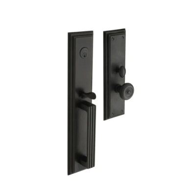 Baldwin 6542102FD Tremont Full Dummy Entry Trim Set, Oil Rubbed Bronze ...