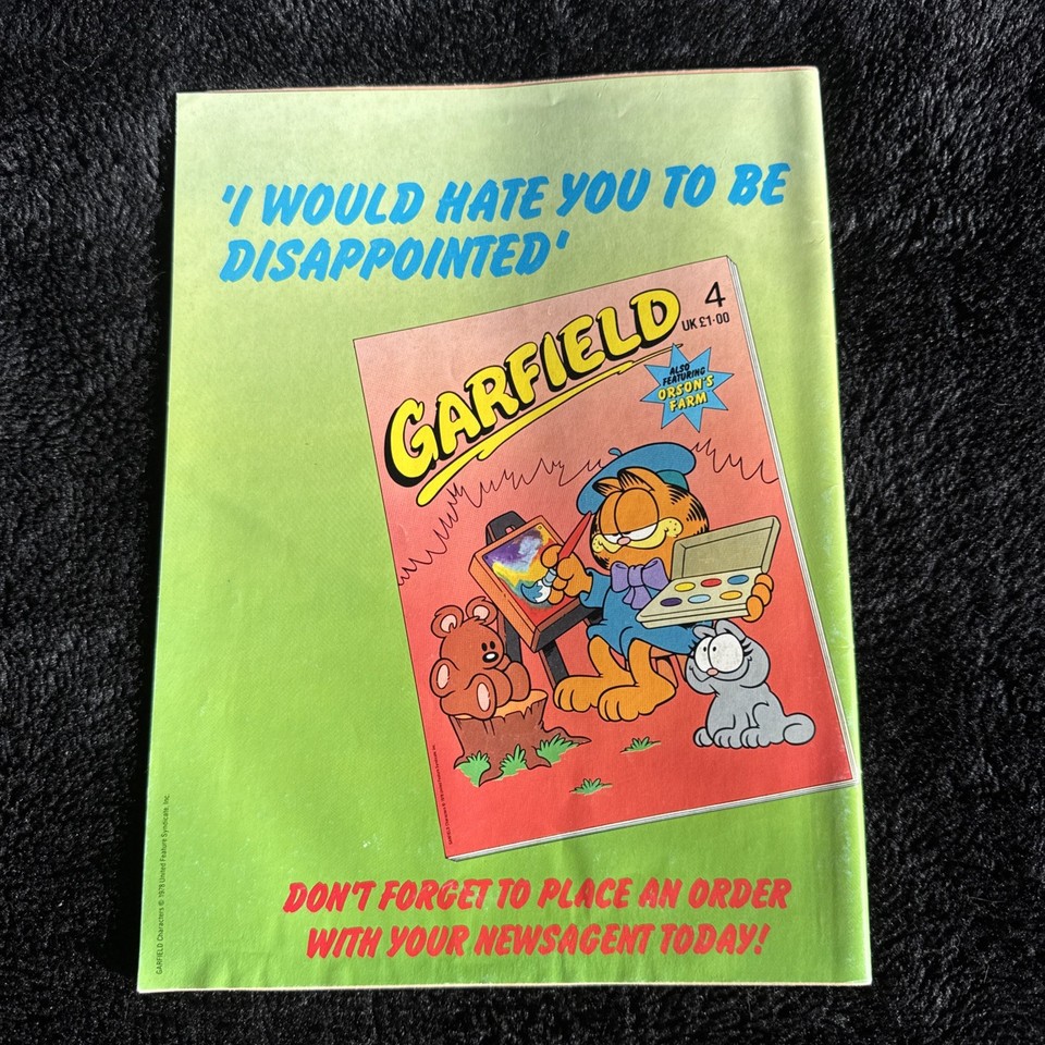 Garfield Comic Book No. 3 1989 UK series Jim Davis Condition Feat ...