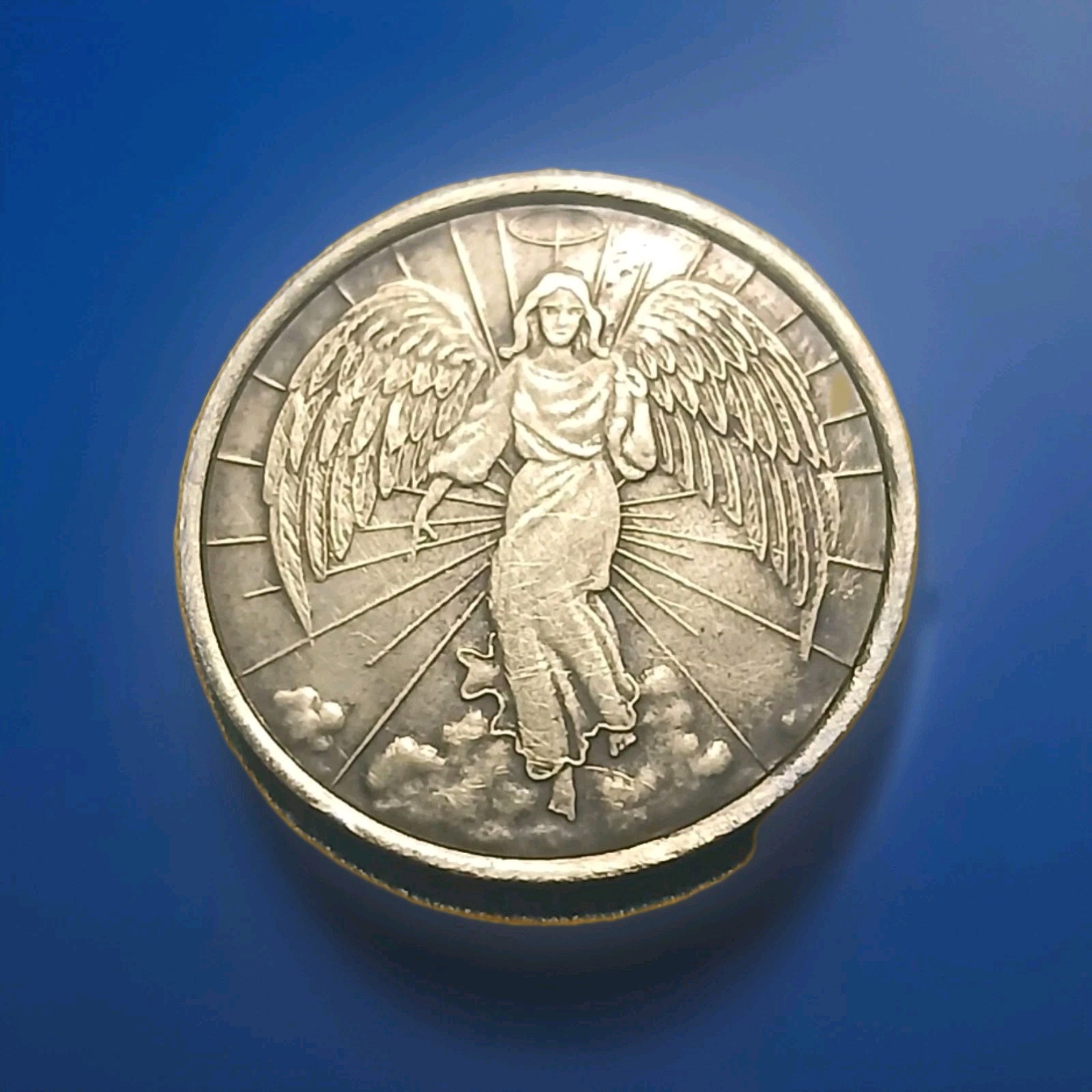 Guardian Angel Good Luck Token | eBay