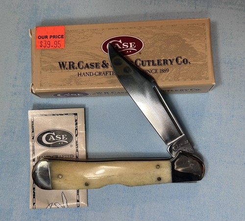 Case XX CRM 61549L SS Copperlock Pocket Knife 1998 Smooth Bone - No ...