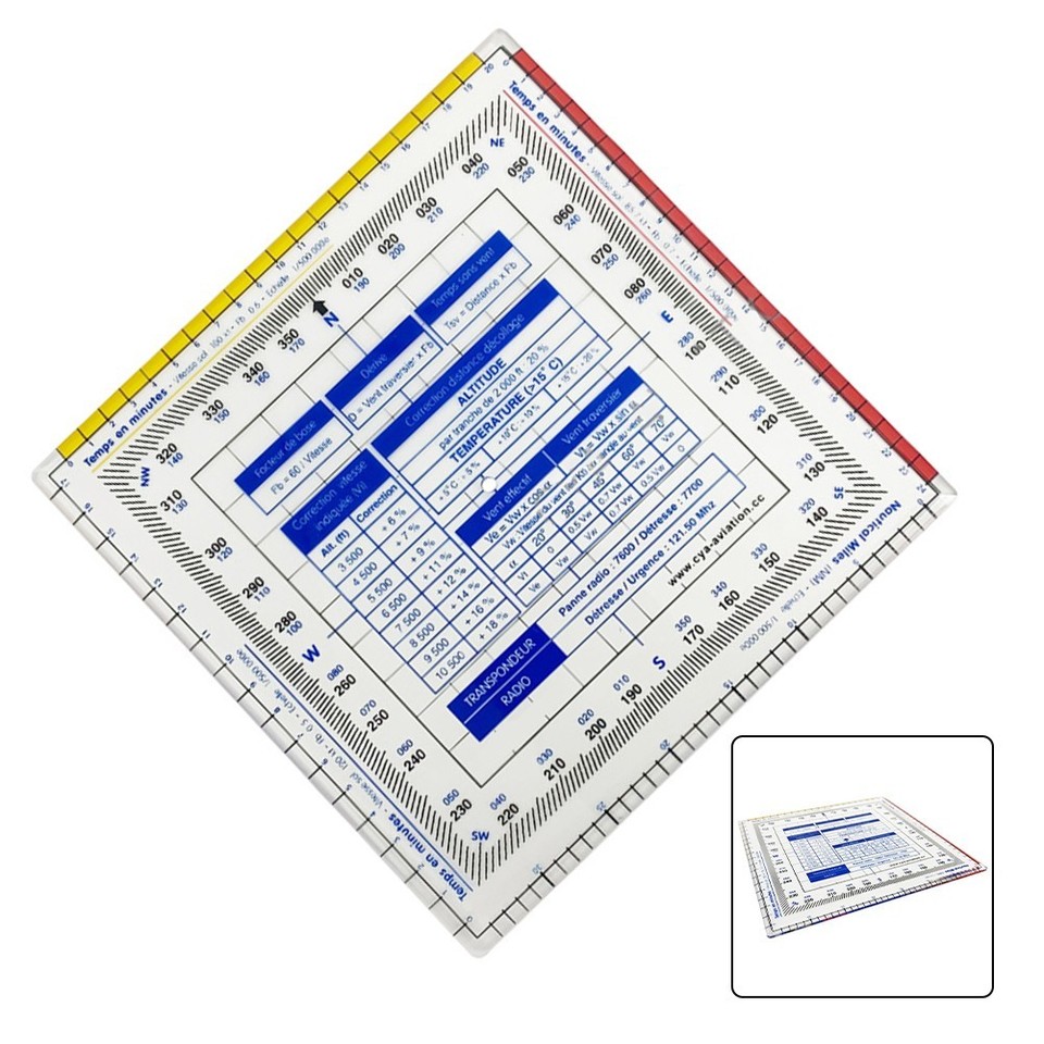 Essential Aviation Navigation Ruler for Accurate Drawing and Measuring ...