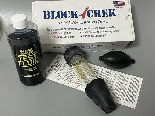 BT-500 Head Gasket Combustion Gas Leak Test Kit Block Chek Tester ...